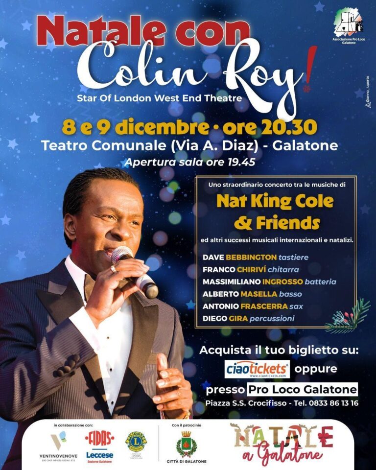 Natale con Colin Roy - Il Giornale del Salento